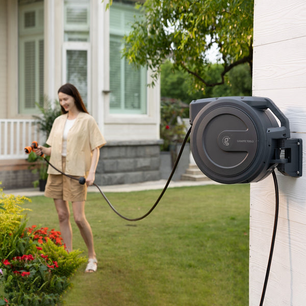 Retractable Garden Hose Reels 65ft-155ft